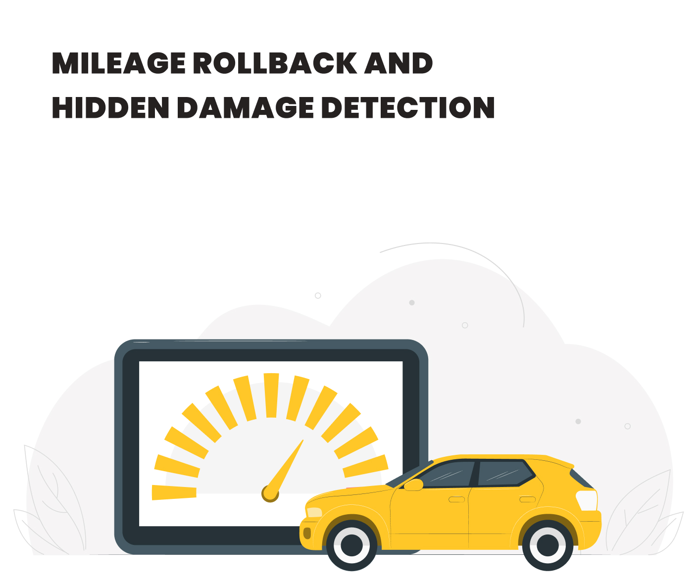 How to identify frame damage in a used car using a vin report